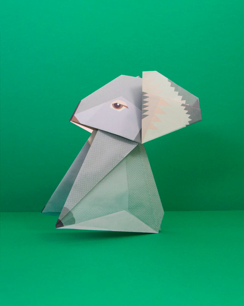 DIY Giant Animal Origami, Paperieläimet - Papershop